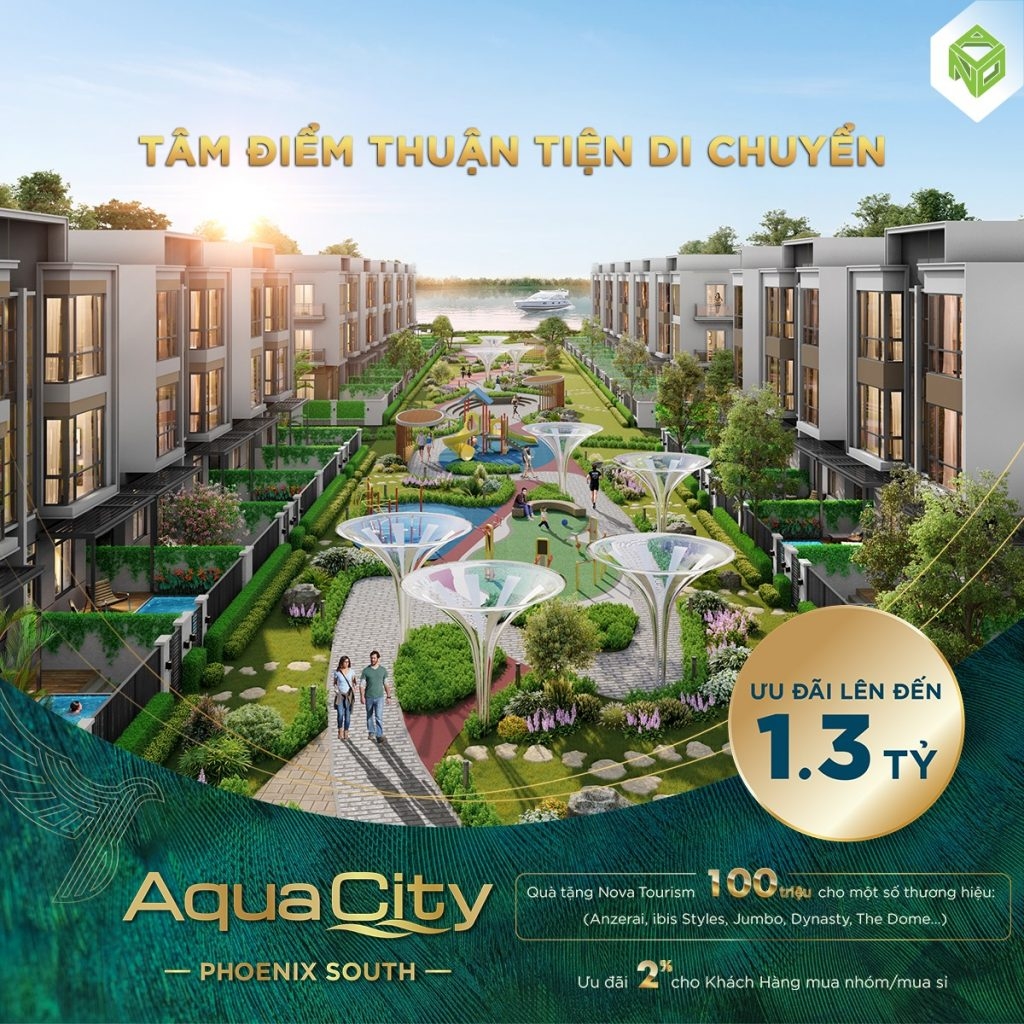 Aqua City Đồng Nai - Thiết kế cân bằng giữa thẩm mỹ và ứng dụng